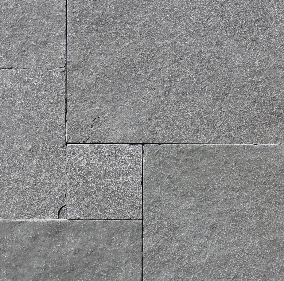 Blue Limestone Paver Versailles Pattern Tumbled – travertinemarket